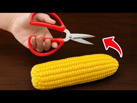 Grandma’s Genius Trick to Remove Corn Kernels in SECONDS!