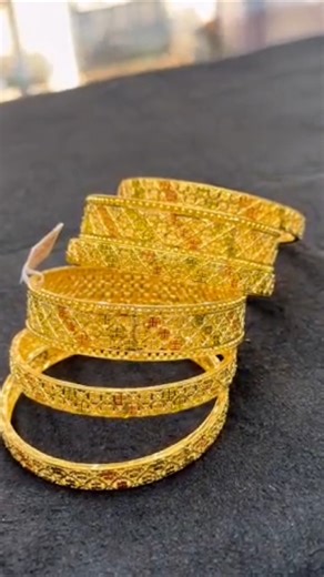 Beautiful Gold Bangles Design ✨ | Latest Gold Jewellery #trending #jewellery #goldjewellery #bangles
