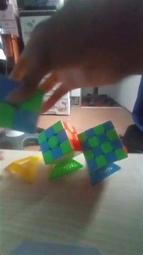 how to make checkerboard pattern in 2x2 rubiks cube#meilong#rubikscubetutorial#speedcubing#funny