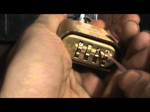 Storm Lock Picking Tutorial 006 - Lock Pick 1E Hook Bypass Vs Master 175 Combination Padlock