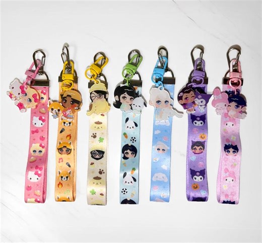 Valorant Kawaii Chibi Lanyard With Double-sided Acrylic Keychain - Etsy