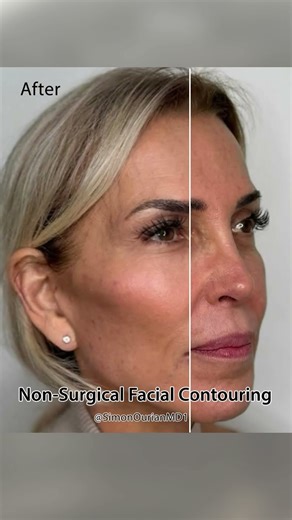 Non-surgical facial contouring