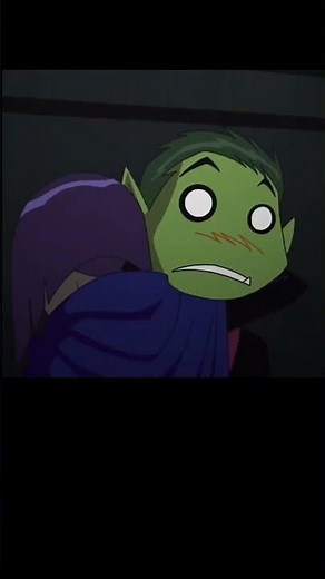 Teen titans go raven with beast boy love 💀☠️