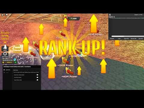 Roblox Strongest Punch Simulator Script Hack auto punch, next world & auto collect orbs GUI