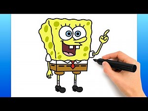 How To Draw SpongeBob SquarePants (Easy Drawing Tutorial)
