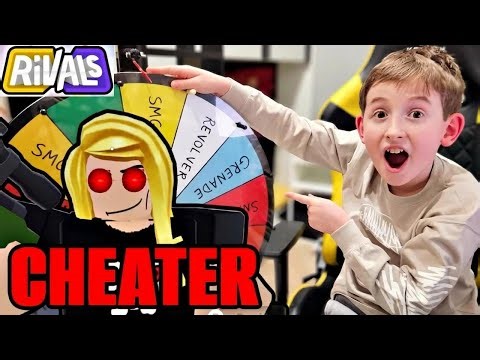 I Ran Into a Cheater in Roblox Rivals and Let the Wheel Decide My Weapon!