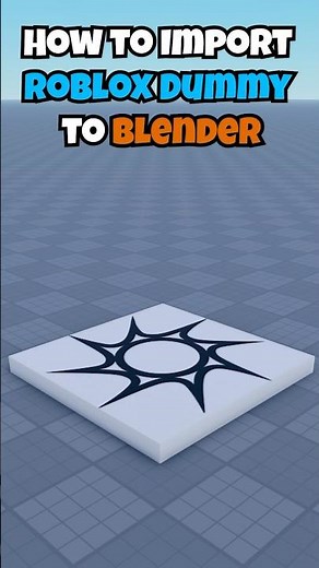 How to Import Roblox Dummy to Blender(FAST!)