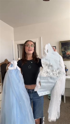 Getting dressed as Cinderella🩵 #cinderella #CinderellaMovie #cinderelladress #cinderellacosplay #fblifestyle #disneyprincess | Alexandra Louise