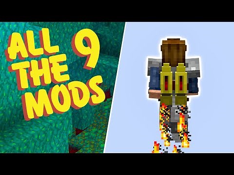 All The Mods 9 Modded Minecraft EP4 Iron Jetpacks and Mob Grinding Utils Mob Farms