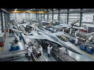 Inside the F-16 Fighting Falcon Factory: Building the World's Most Agile Jet (Full Process)