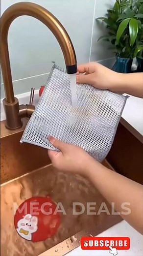 Multipurpose Wire Dishwashing Rag for Wet and Dry