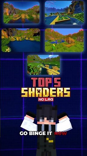 Top 5 Minecraft Shaders For Low-end Pc (2025) 🔥 NO LAG on ANY PC! 🥔 #minecraft #minecraftshorts