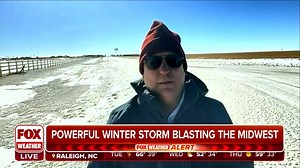 6.2K views · 99 reactions | WINTER STORM ❄: Snow has triggered road and highway closures in Kansas. Exclusive FOX Weather Storm Tracker Mark Sudduth is in Cimarron, KS, with a look at the icy conditions. | FOX Weather | Facebook