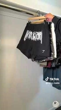 Closet Organization ASMR: Folding Gym Wear Satisfying Sounds