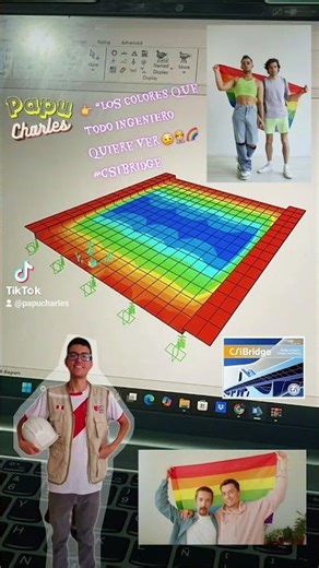 👉 “Los COLORES que TODO INGENIERO quiere ver 😏👷‍♂️🌈 #CSIBRIDGE ‪@PapuCharles‬ #greenscreen #musica