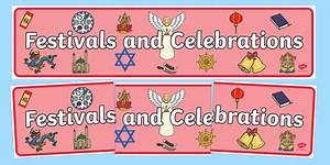 Festivals and Cultural Celebrations Display Banner - Australia
