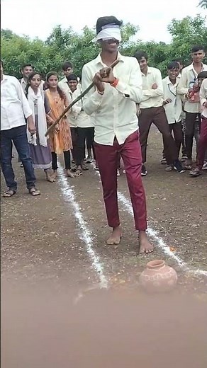 मटकी फोड़ने वाला शासकीय उच्चतर माध्यमिक विद्यालय झोपाली मे मटकी फुढाई2024