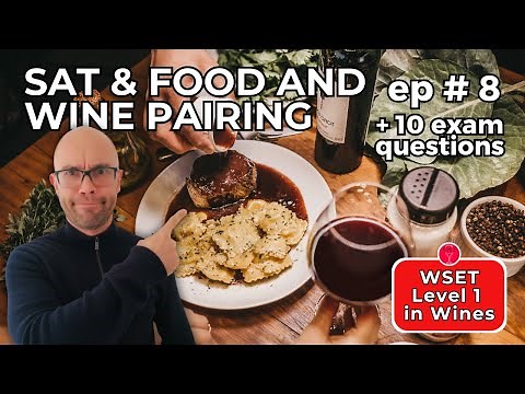 SAT Systematic Approach to Tasting & Food and Wine Pairing 🍇 WSET Level 1 in Wines: Episode #8