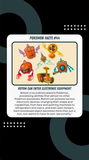 Rotom Can Possess Various Types of Electronic Devices