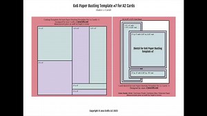 Card Sketches and Paper Busting Templates for 6x6 Paper and A2 Cards 1-10 | PDF Card Maker Patterns for Paper Crafter - Etsy