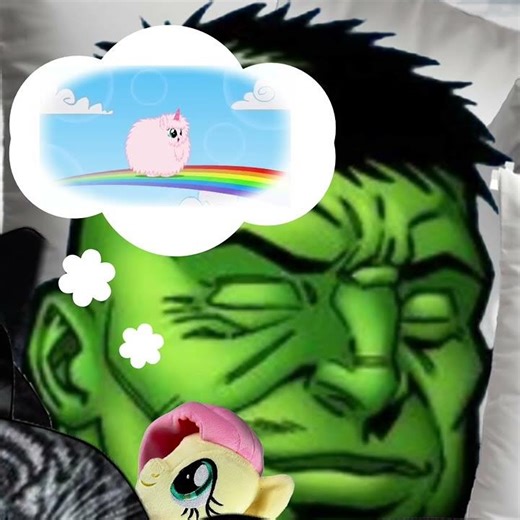 Hulk sleep #mlp #fluppy #shorts #hulk