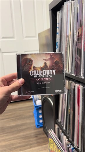 Cod zombies soundtrack on CD, we are up big right now #codzombies #elenasiegman #callofdutyblackops #cd #recordcollection