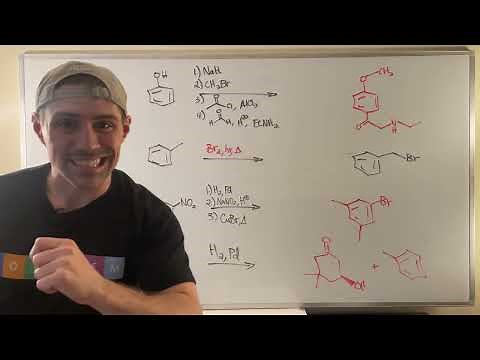 Benzene Substituents: Reactions, Concepts, and Synthesis Practice (Worksheets Solutions Walkthrough)