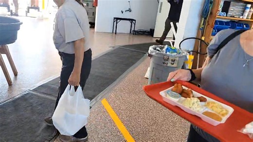 At the annual East Holmes Fire & EMS Fish Fry. We always come as do hundreds of others. Tonight 1,700 lbs. Of Pollock fish, lightly breaded and deep fried. Outstanding flavor. All the fixins plus homemade ice cream. These guys and gals work very hard and efficiently to get the job done. As usual, the life-flight helicopter is on hand for viewing. Beautiful weather, wonderful evening. Thank you to all who help with this community event in Berlin Ohio. JD | AmishLeben