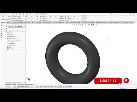 How to draft O-Ring on SOLID WORKS, How to use #Revolve Bose/Base