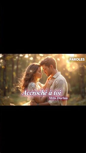 ACCROCHÉ À TOI –Liké 👍🙏 ❤️ Milo Dorlan | Chanson d'Amour | Romantique