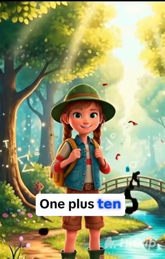 Learn to Add with Ellie 🌈 | 1 + 1 to 1 + 10 Math Magic for Kids