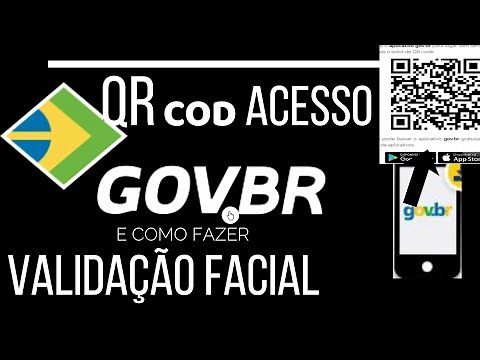 How to use the QR code on GOV.BR and activate facial validation to reach silver level.