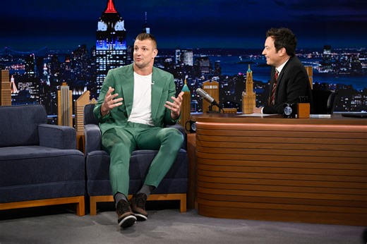 Rob Gronkowski Makes Super Bowl LX Prediction After Jimmy Fallon Says Past Picks Haven't "Really Gone Well"