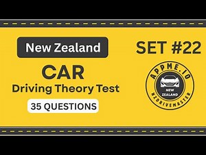 NZ Driving Theory Test 2025 | 35 REAL Car Questions | Official Practice New Zealand | Part 22