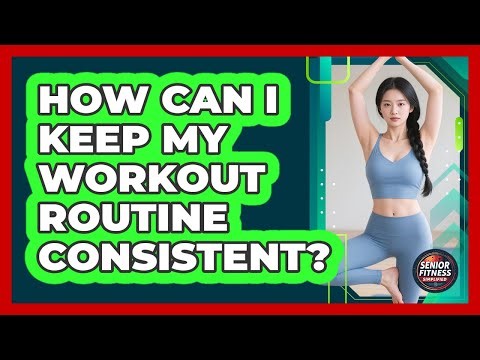 How can I keep my workout routine consistent?