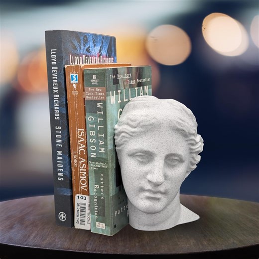 Personalized Venus De Milo Bookend, Aphrodite Bookend, Greek Statue Bookend, Bust Bookend - 30 Color Choices! - Etsy
