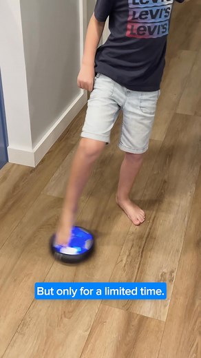 Bring the excitement of football indoors! ⚽ The Hover Ball floats smoothly on any flat surface, turning your home into an arena of safe and endless fun. ✅ Glides easily on wood, tile, and carpet ✅ Soft bumper protects furniture and walls ✅ LED lights for extra fun and visibility ✅ Safe and fun for kids of all ages Get ready for hours of energy-filled, safe indoor play! 💥 👉 Click to shop the Hover Ball and score big with your little ones! 🛒🎊 https://thekiddospace.ca/products/hover-soccer-ball