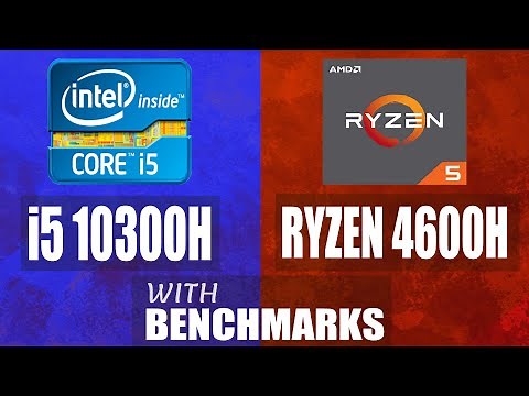 Intel Core i5 10300H VS Ryzen 5 4600H Full Comparison With Benchmarks!!