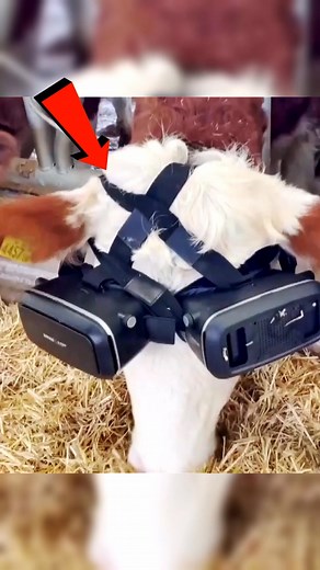 Why Do Cows Wear VR Headsets? #shorts #fact | GrossPlus