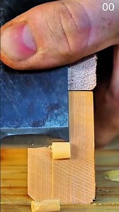 Technique for forming wood joints using sharp, precision chisels