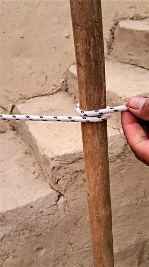 UNBREAKABLE POLE KNOT #knot #diy #youtubeshorts