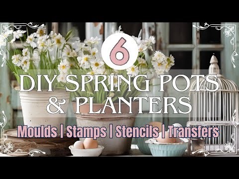 6 DIY Spring Pots & Planters | Thrift Flips | Budget Friendly Home Decor | French Country
