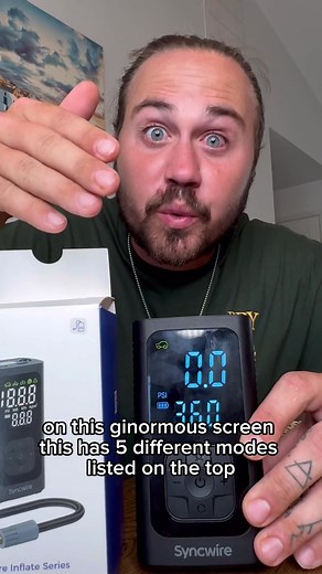 Ultra-portable air inflatable pump, adding a sense of security to your life #syncwire