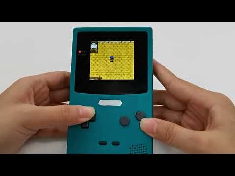 HISPEEDIDO for GameBoy Color 2.45'' Drop in GBC IPS Backlight LCD Kits OSD Menu Pixel Effect FRM