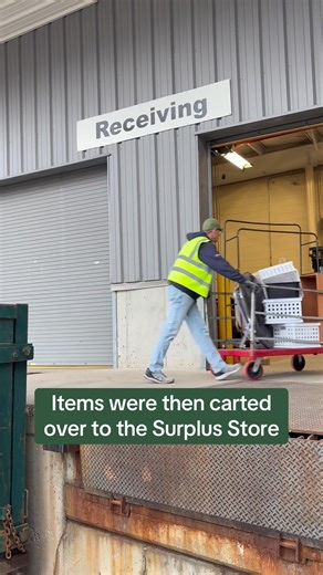 Together with the MSU Recycling Center, we picked up 1.1 million pounds of trash, recycling, surplus, & compost across campus during move-out week! | MSU Surplus Store