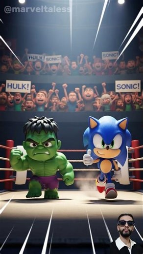 Hulk vs Sonic: Chibi Boxing Showdown 🥊🔥