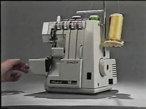 Singer Ultralock Instructional Video (1987) Sewing Machine
