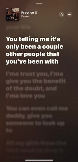 Practice ~ Drake #lyrics #music #fypシ #drake | practice drake