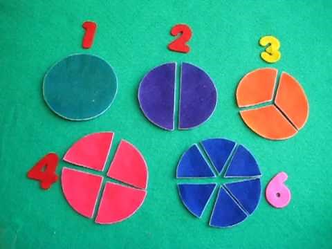 Preschool - Math. beginning fractions