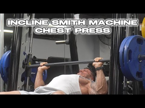 HOW TO PERFORM INCLINE SMITH MACHINE CHEST PRESS 2